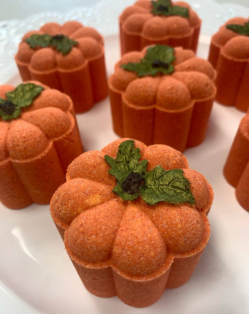 Pumpkin Mini Bath Bomb – Fuzzy Loon Designs