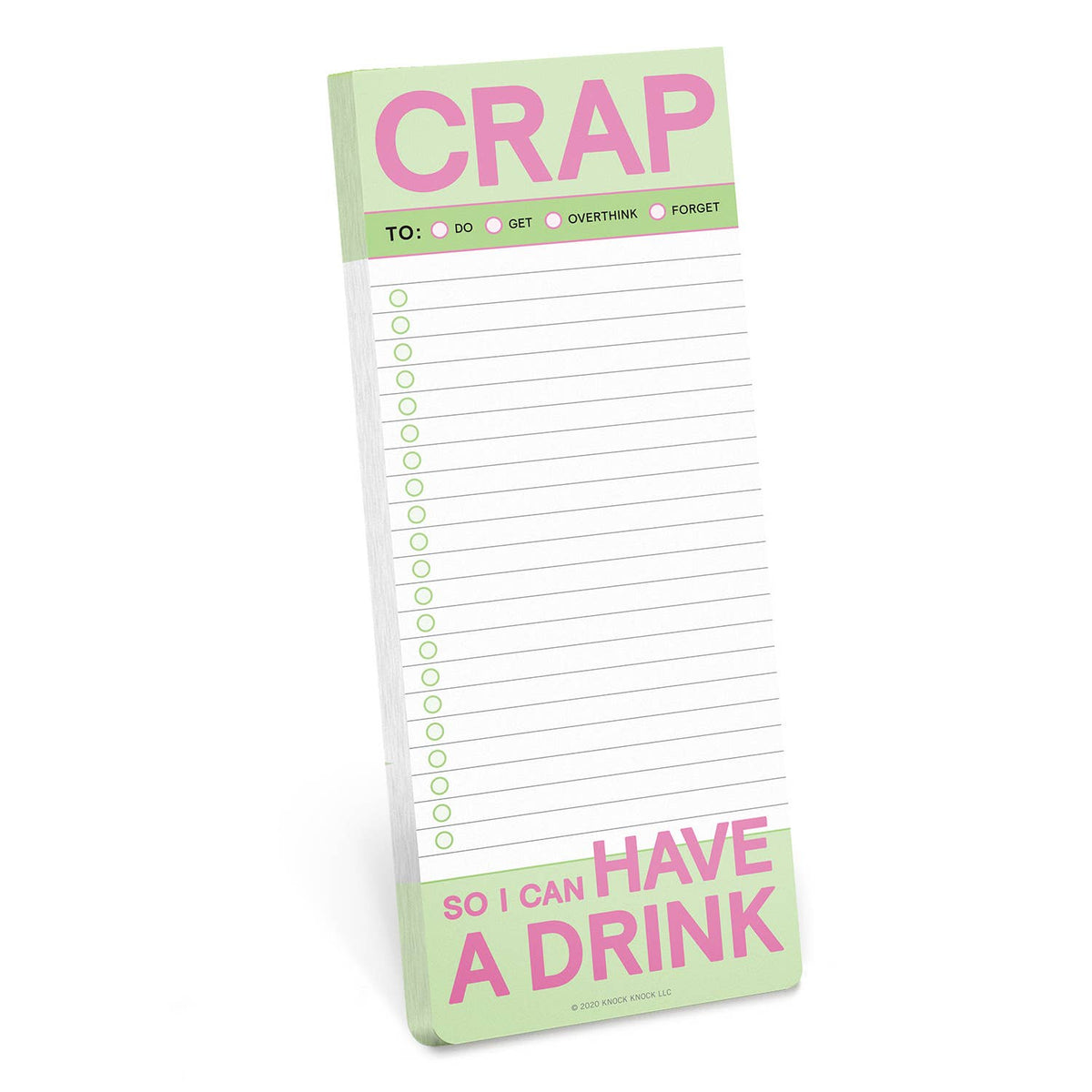 Crap Make-a-List Pad – Fuzzy Loon Designs