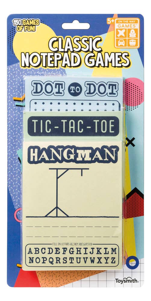 Classic Notepad Games, Hangman, Dot To Dot, Tic-Tac-Toe – Fuzzy Loon ...
