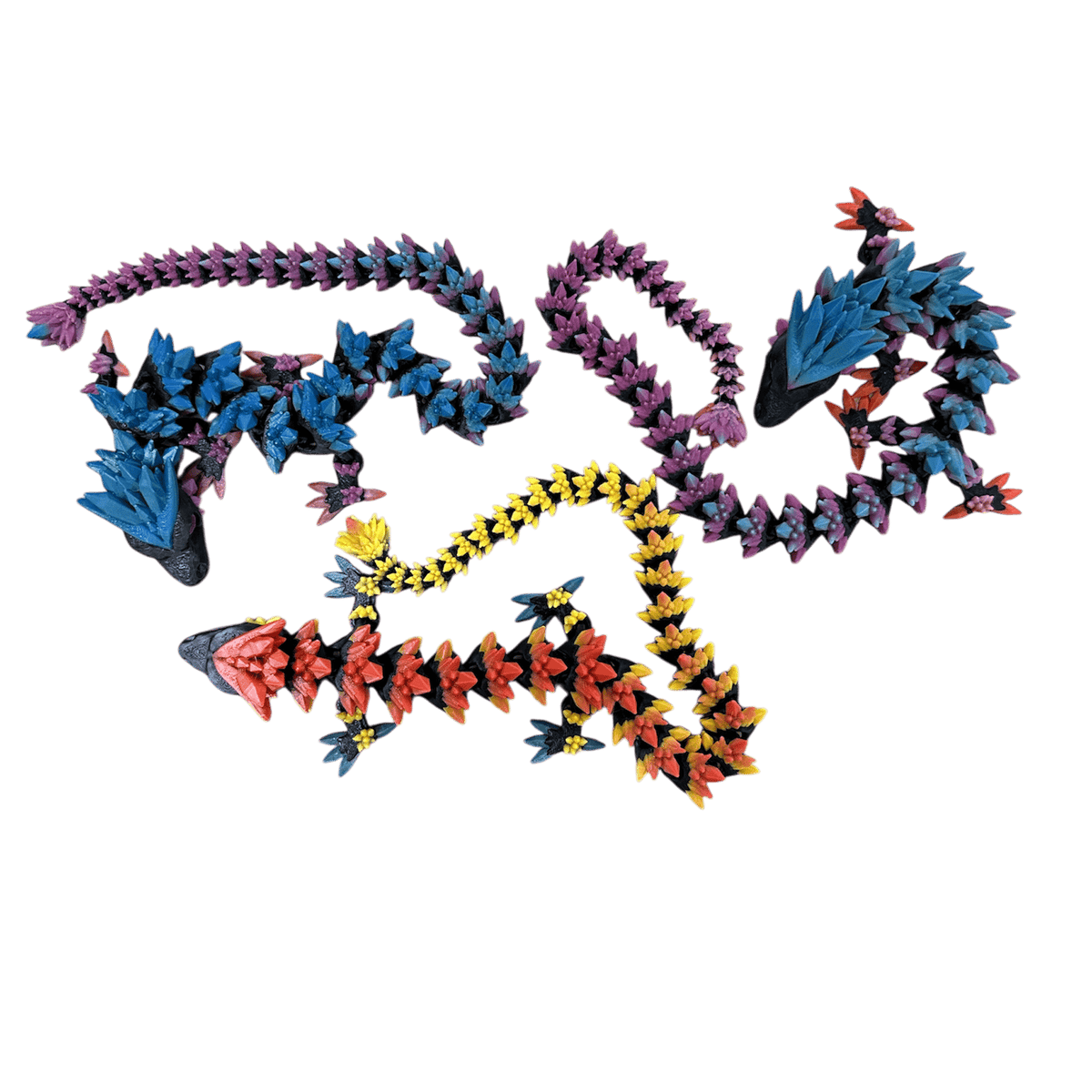 18” 3D Printed Dragon – Fuzzy Loon Designs