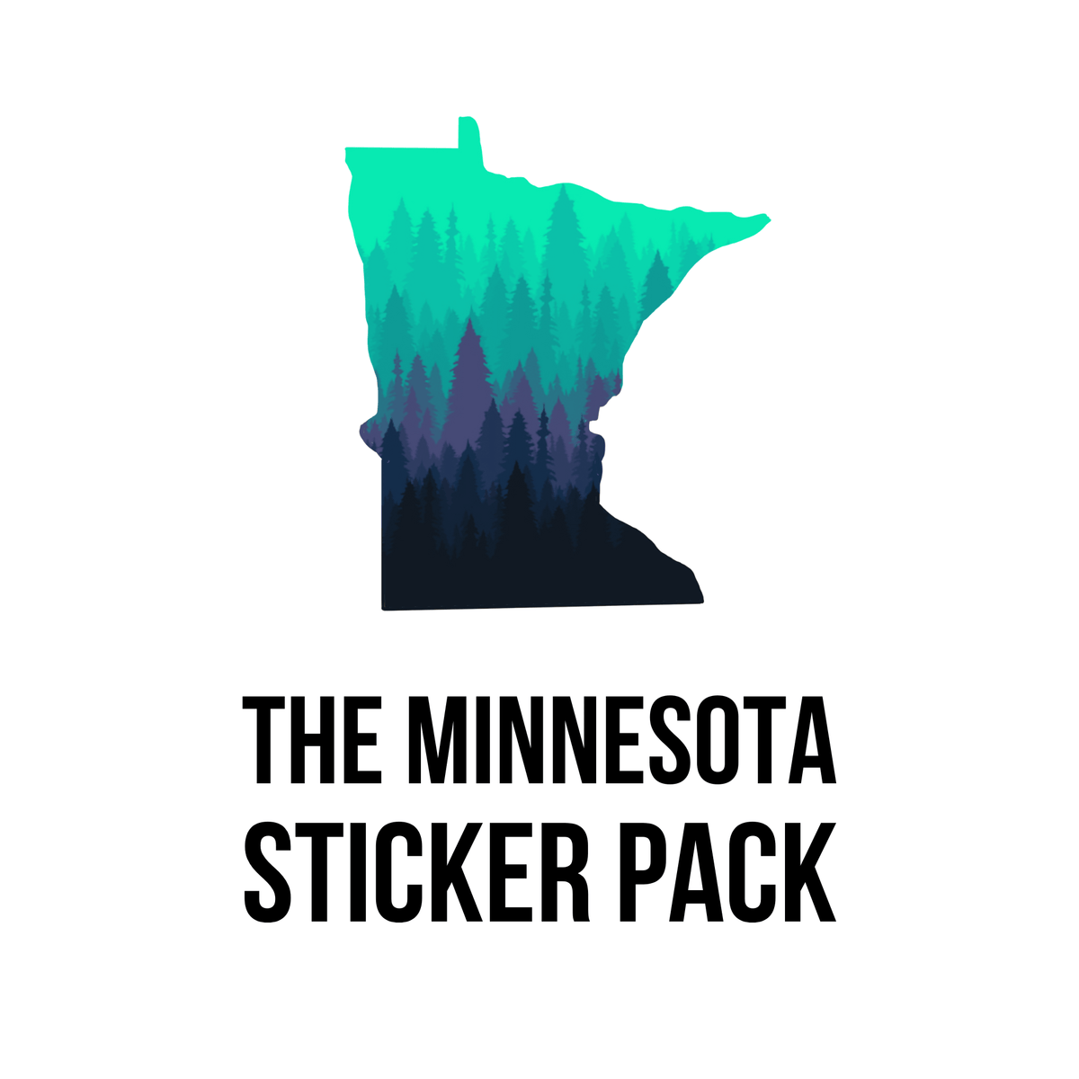 The Minnesota Pack | 10 Sticker Pack – Fuzzy Loon Designs