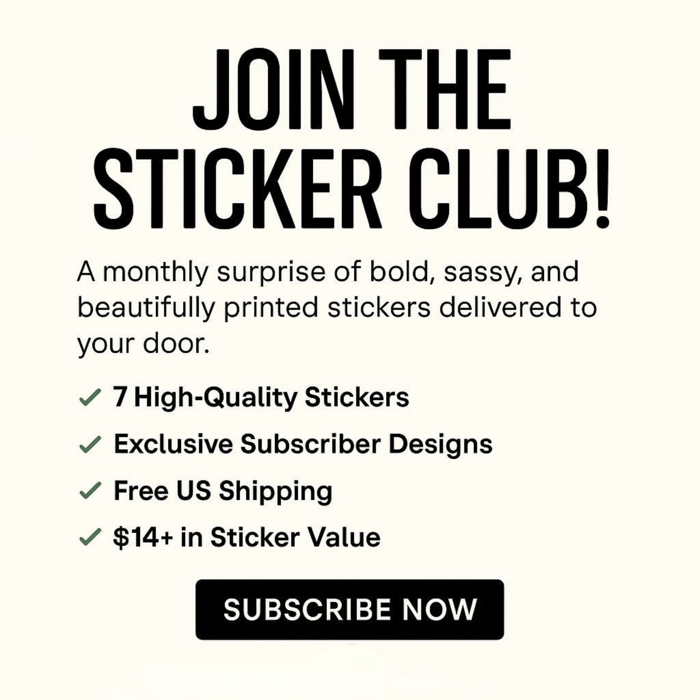 Bold & Durable Stickers - Vinyl Stickers by Fuzzy Loon Designs