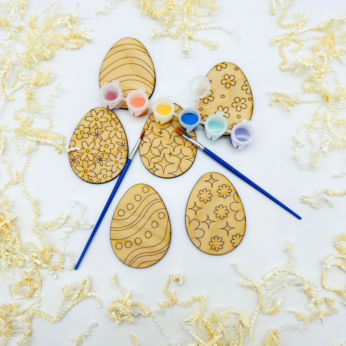 Easter Egg Craft Kit (Set of 6) – Fuzzy Loon Designs