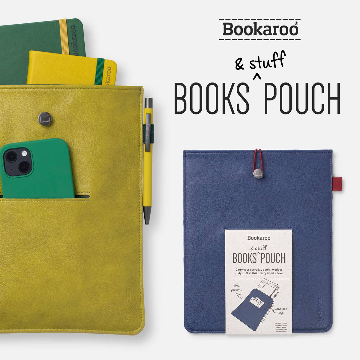 Bookaroo Books & Stuff Pouch – Fuzzy Loon Designs