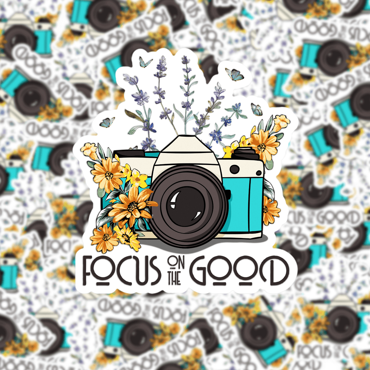 Focus on the Good Sticker – Fuzzy Loon Designs