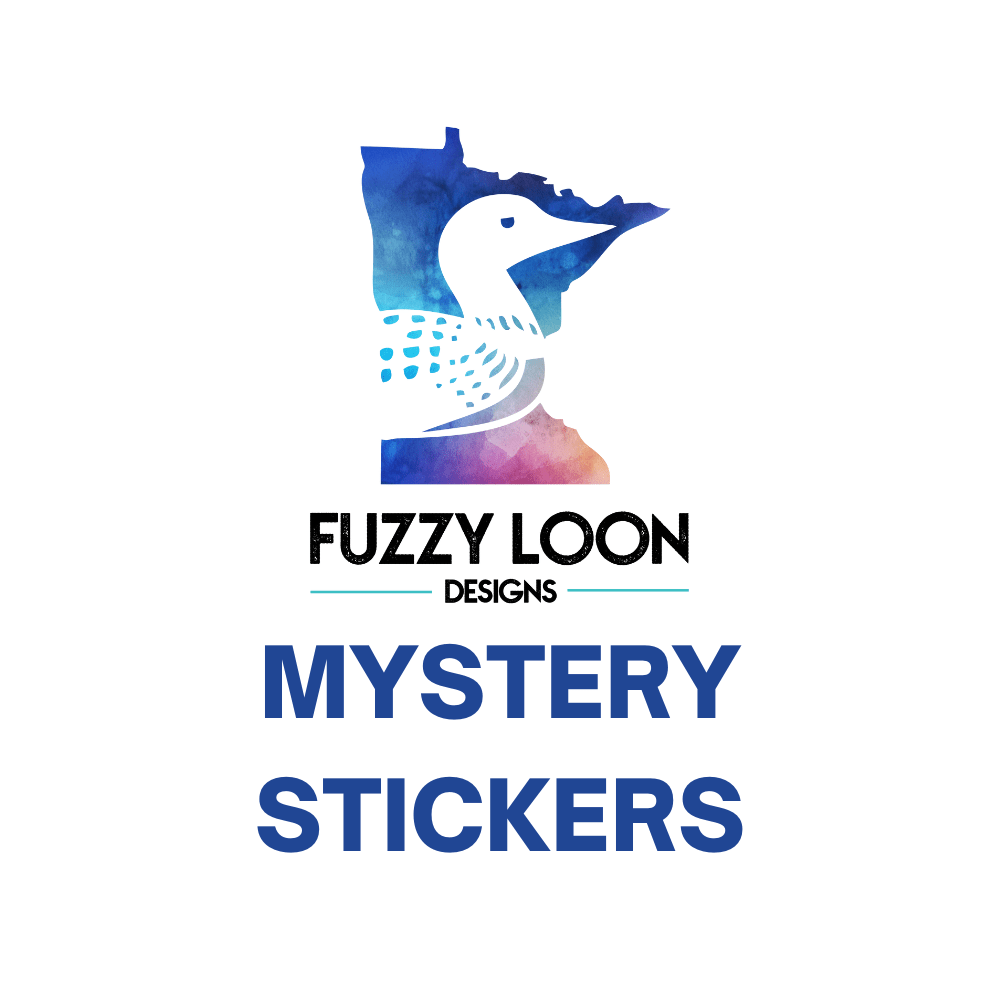 Mystery Sticker Pack – Fuzzy Loon Designs